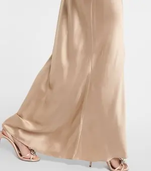 THE SEI Silk Maxi Skirt