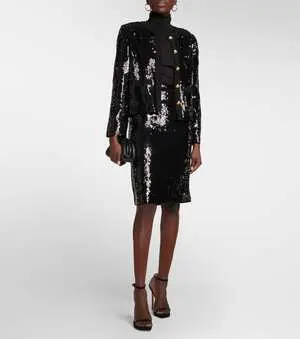 NILI LOTAN Katherine Sequined Jacket