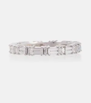 SUZANNE KALAN 18kt White Ring With Diamonds - Gold