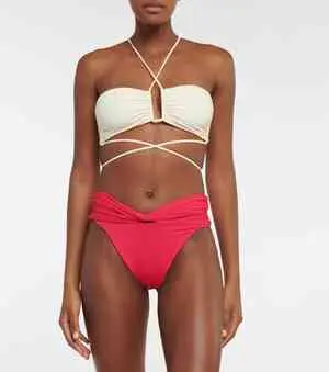 Magda Butrym Halterneck Bikini Top