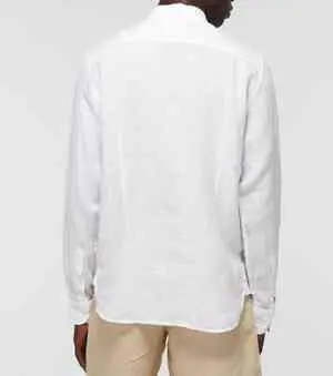 Orlebar Brown Giles Linen Long-sleeved Shirt - White