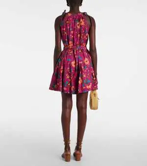 Ulla Johnson Brienne Floral Cotton Minidress