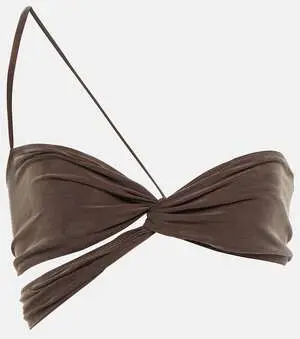 Jacquemus Le Bandeau Espelho Bra Top - Brown