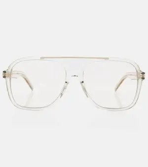 Saint Laurent Aviator Sunglasses - Transparent