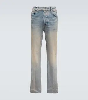 Amiri Distressed Embellished Denim Jeans