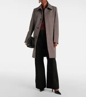 Victoria Beckham Tailored Virgin Wool Coat