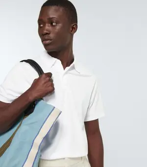Derek Rose Ramsay Cotton-blend Polo Shirt