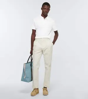Derek Rose Ramsay Cotton-blend Polo Shirt