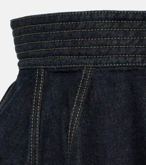 Alaïa Peplum Denim Belt