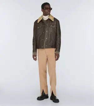 Nanushka Boyce Regenerated Leather Jacket