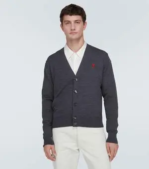 AMI Paris Wool Cardigan