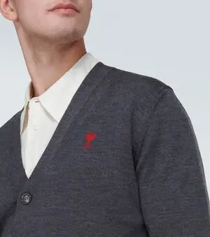 AMI Paris Wool Cardigan