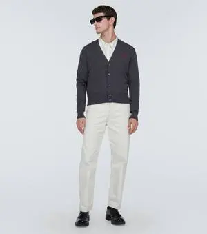 AMI Paris Wool Cardigan
