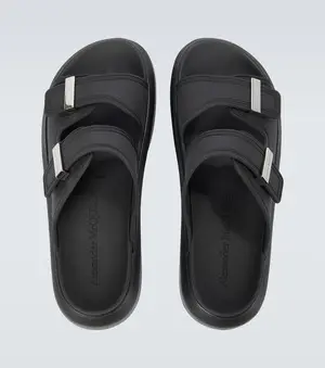 Alexander McQueen Hybrid Slides - Black