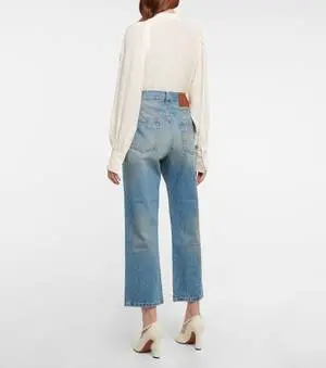 Victoria Beckham High-rise Cropped Jeans
