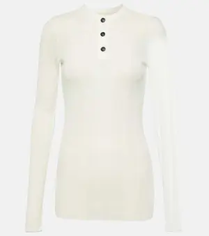 Khaite Byron Cotton-blend Top