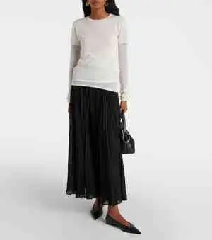 TOTEME Layered Jersey Top