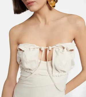 Jacquemus La Robe Bikini Midi Dress - White