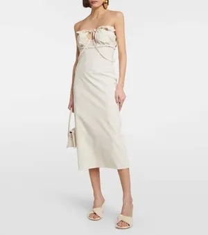 Jacquemus La Robe Bikini Midi Dress - White