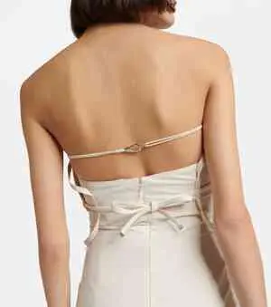 Jacquemus La Robe Bikini Midi Dress - White