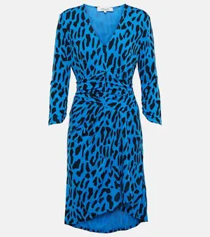 Diane Von Furstenberg David Leopard-print Minidress