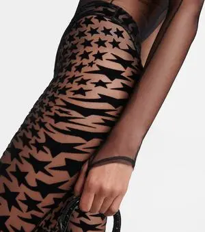 MUGLER Mesh Bodysuit