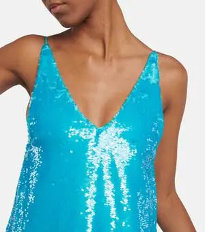 GANNI Sequined Mini Dress