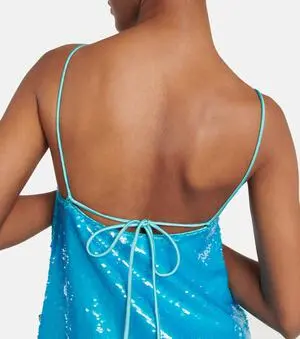 GANNI Sequined Mini Dress