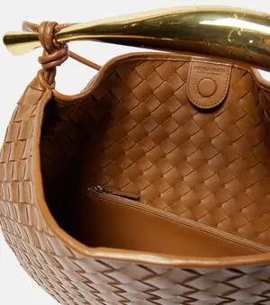 Bottega Veneta Sardine Intrecciato Large Leather Shoulder Bag