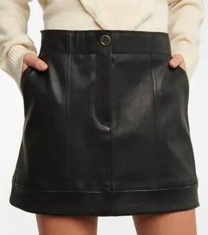 Stouls Linette Leather Mini Skirt