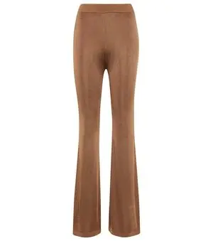 Staud Moonstone High-rise Flared Trousers