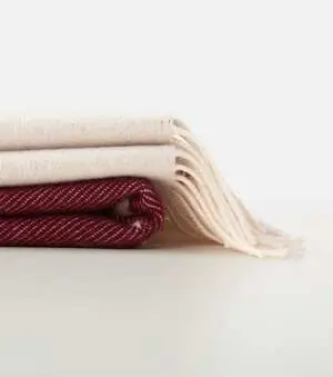 Erdem Floral Jacquard Wool-blend Blanket