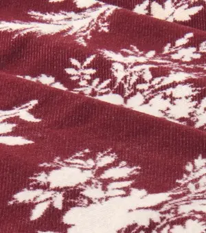 Erdem Floral Jacquard Wool-blend Blanket