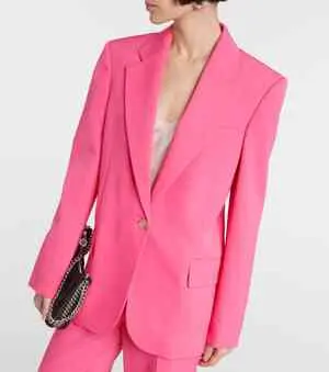 Stella McCartney Wool Blazer - Pink