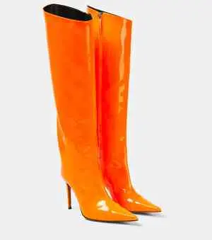 Alexandre Vauthier Patent Leather Knee-high Boots