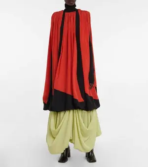 THE ROW Althea Silk Tunic Top