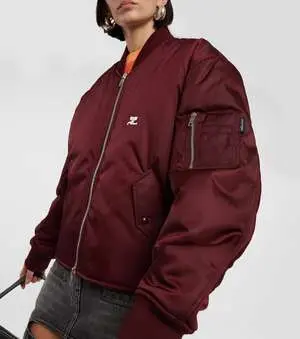 COURREGES Logo Bomber Jacket