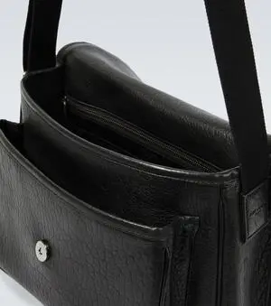 Saint Laurent Niki Leather Messenger Bag