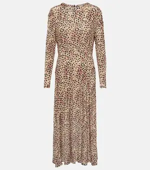 Rixo Animal Print Day Dresses