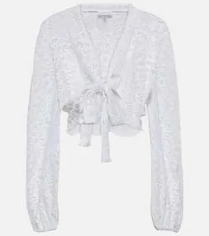 ALEXANDRA MIRO Tabitha Lace Top - White