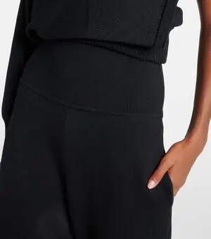 Alaïa High-rise Wool-blend Straight Pants