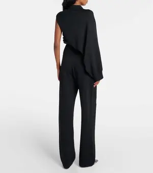 Alaïa High-rise Wool-blend Straight Pants