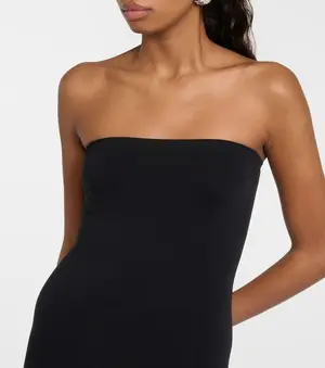 Wolford Fatal Strapless Jersey Maxi Dress
