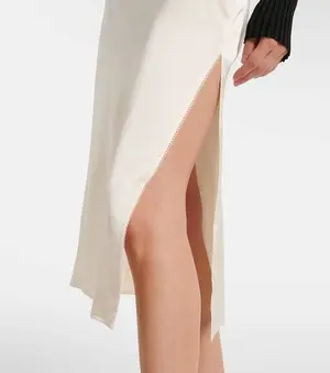 Jacquemus La Jupe Notte Midi Skirt - White