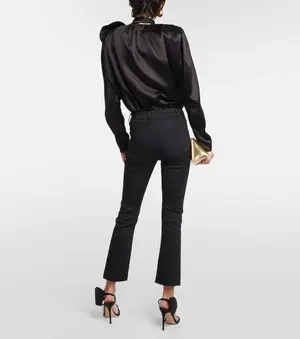 FRAME Le High Straight Cropped Jeans