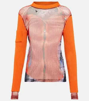 Y/project X Jean Paul Gaultier Trompe L'oeil Top