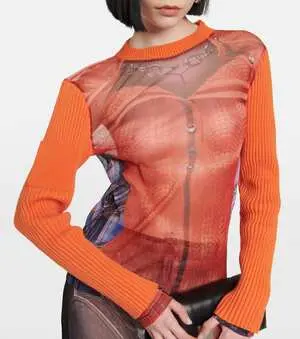 Y/project X Jean Paul Gaultier Trompe L'oeil Top