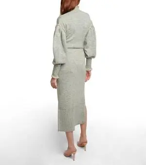 Ulla Johnson Kaiya High-rise Knit Midi Skirt