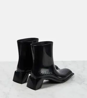 Acne Studios Soap Logo Ankle Boots - Black