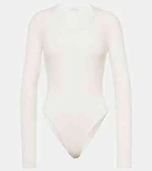 Alaïa Ribbed-knit Bodysuit